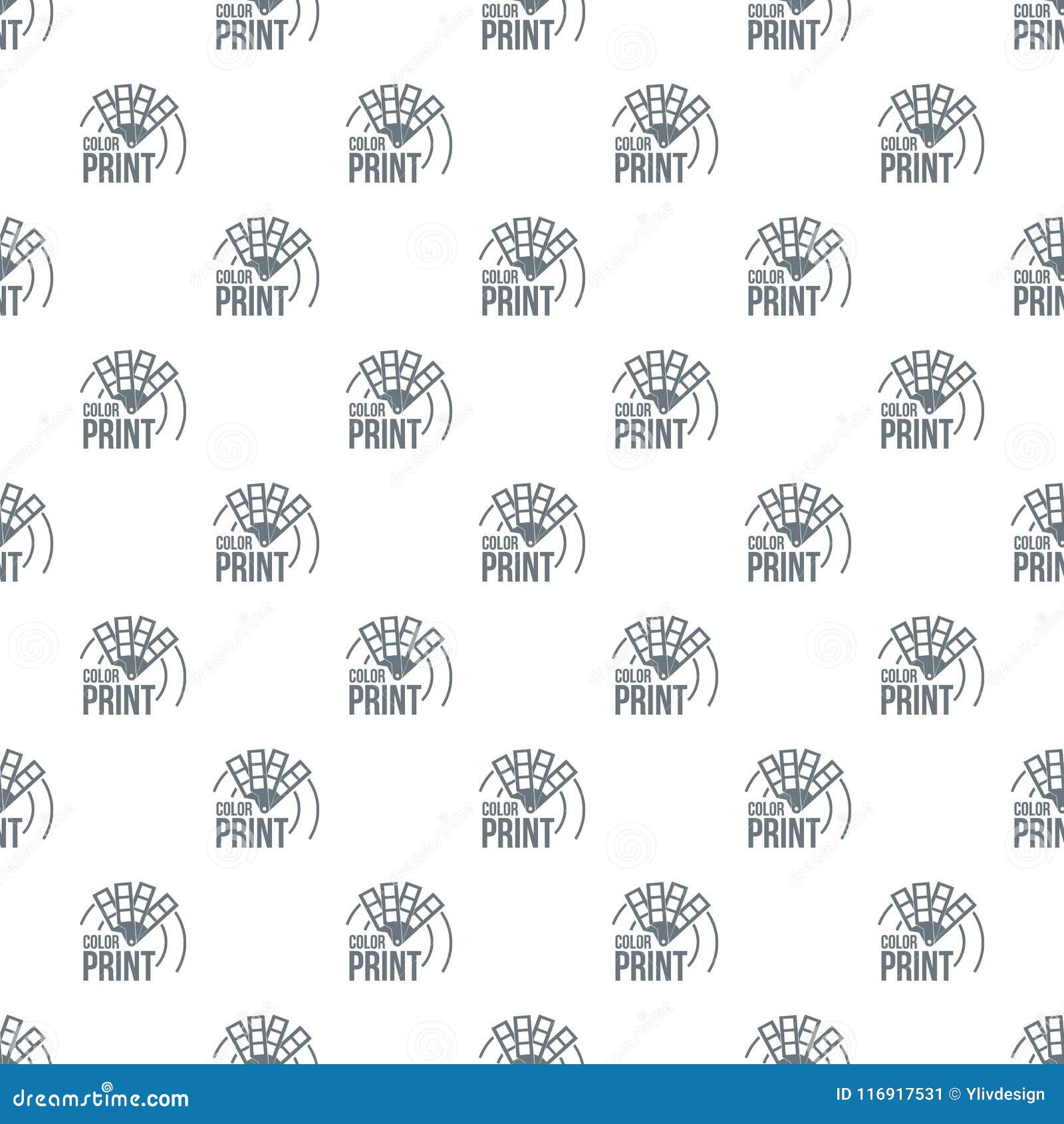 Color Print Pattern Vector Seamless Stock Vector - Illustration of ...
