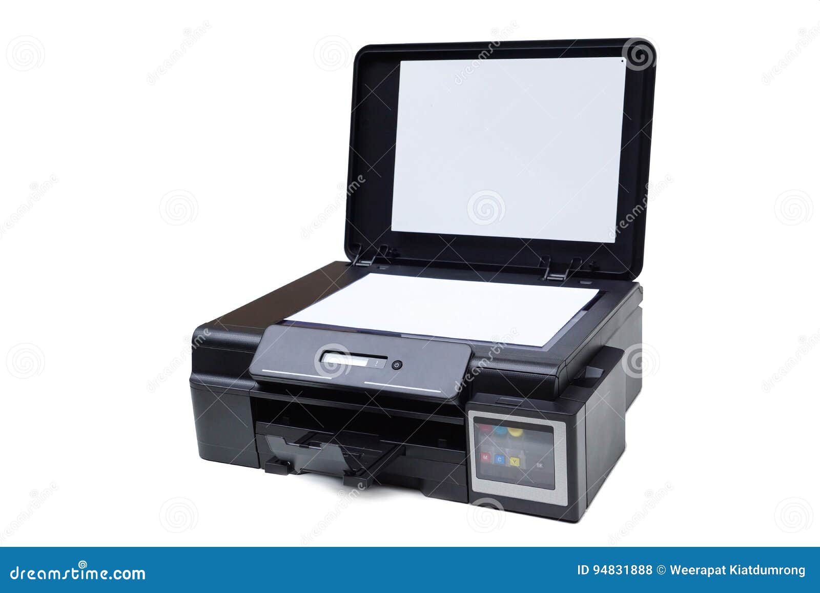 Color printer stock photo. Image of equipment, isolated - 94831888