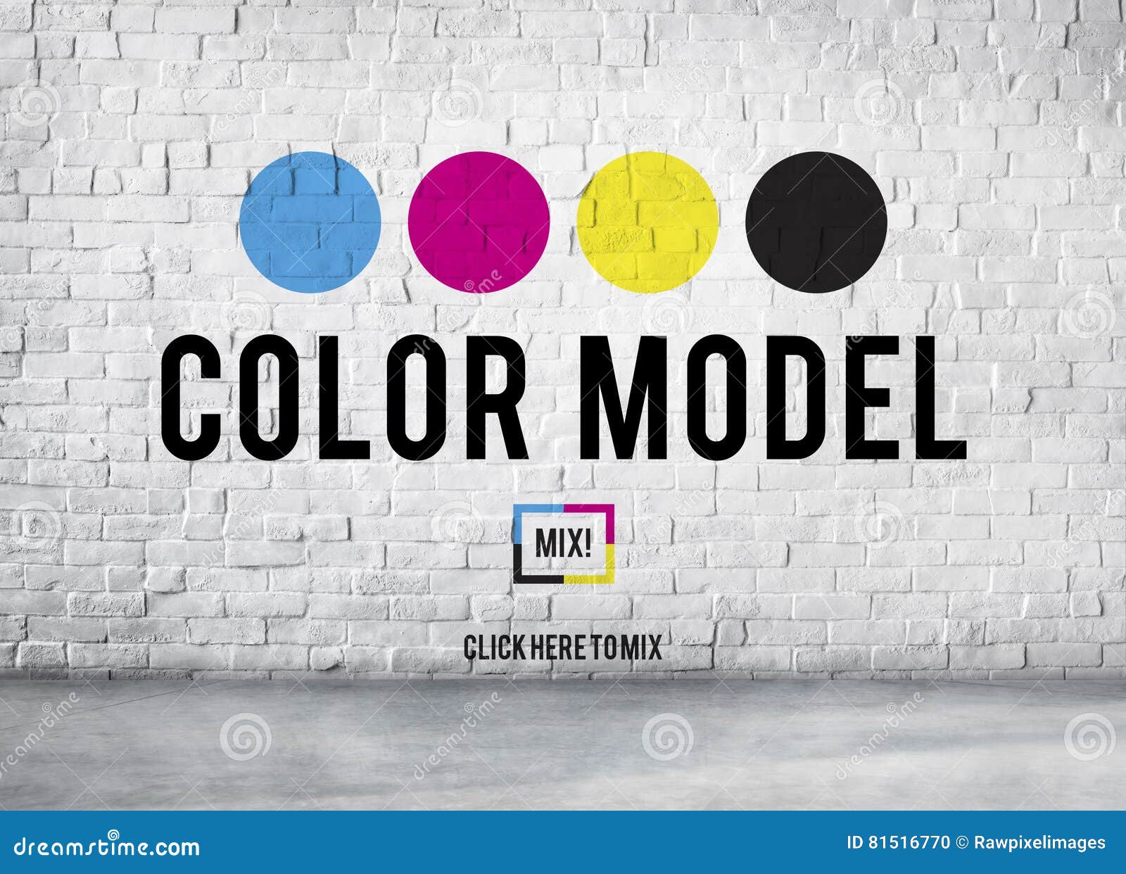Color Printing Ink Color Model CMYK Concept Stock Photo - Image of ...