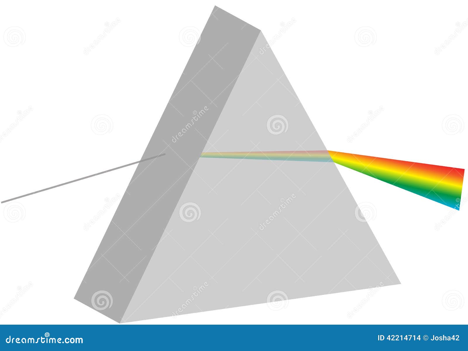 Color Prism stock vector. Illustration of refraction - 42214714