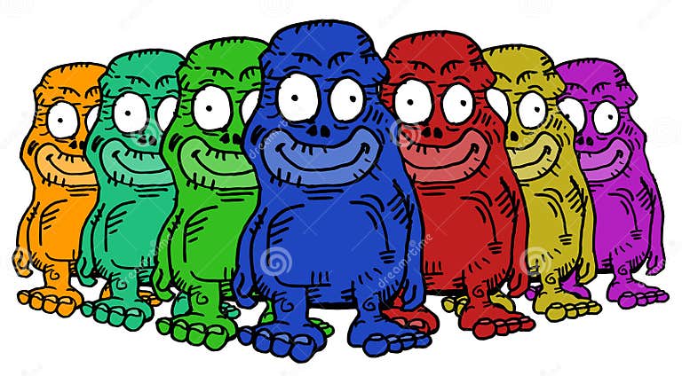 Color puppets stock vector. Illustration of child, colorful - 22936273