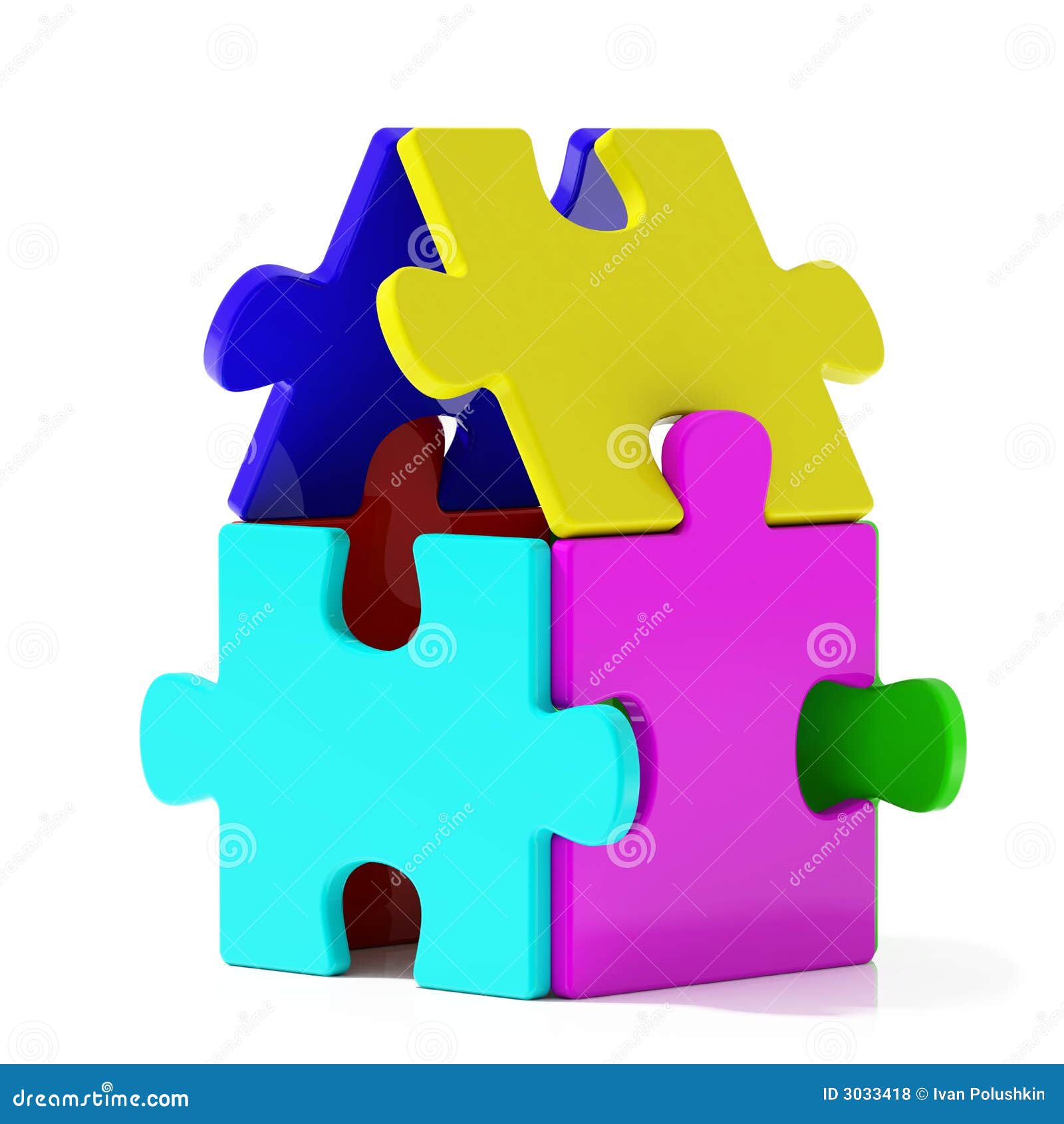 Color Puzzle Background Vector Illustration | CartoonDealer.com #33721508