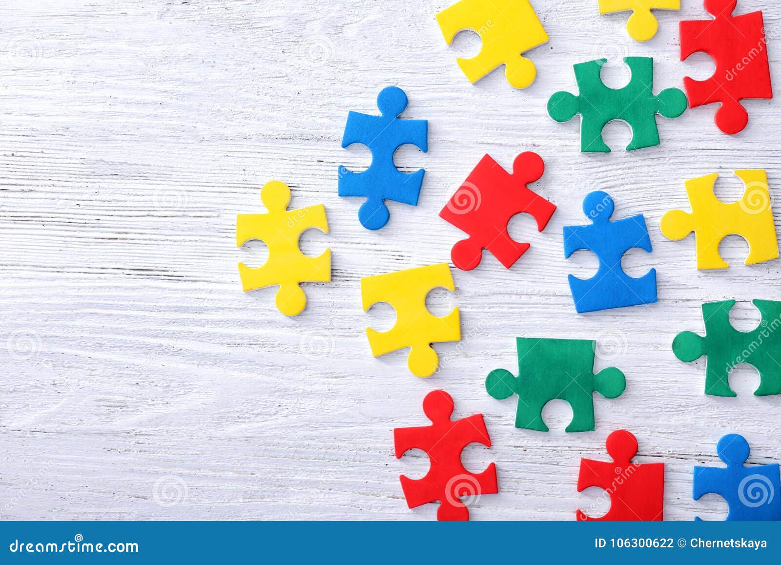 Color Puzzles on Background Stock Photo - Image of autism, autistic ...