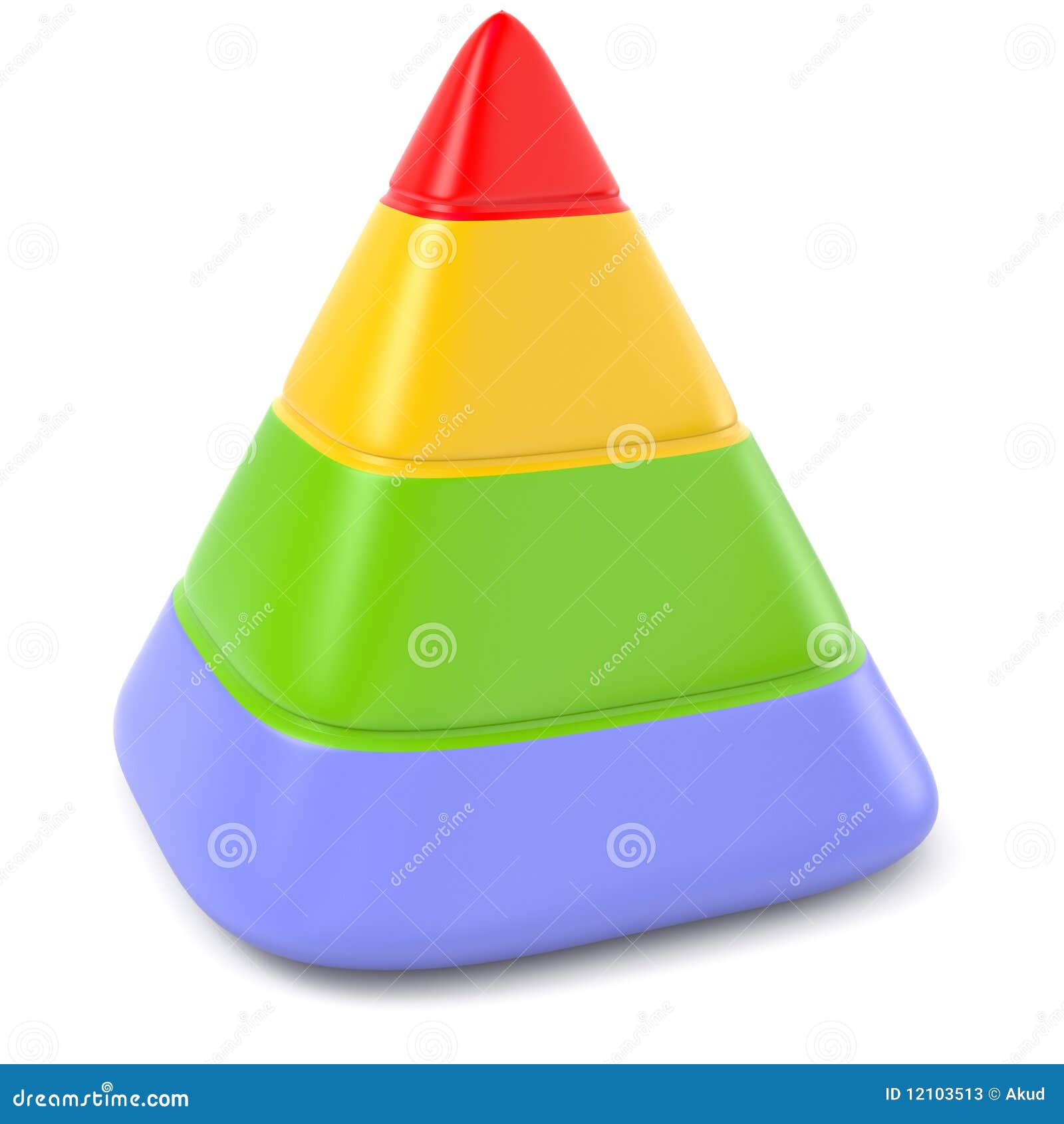 Color Pyramid Diagram Royalty-Free Stock Photo | CartoonDealer.com ...