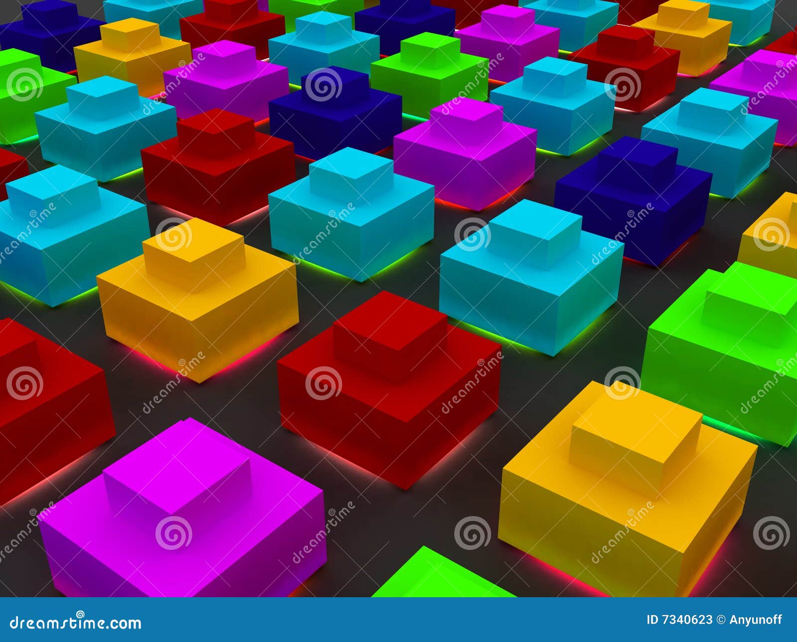 Color pyramids stock illustration. Illustration of shape - 7340623