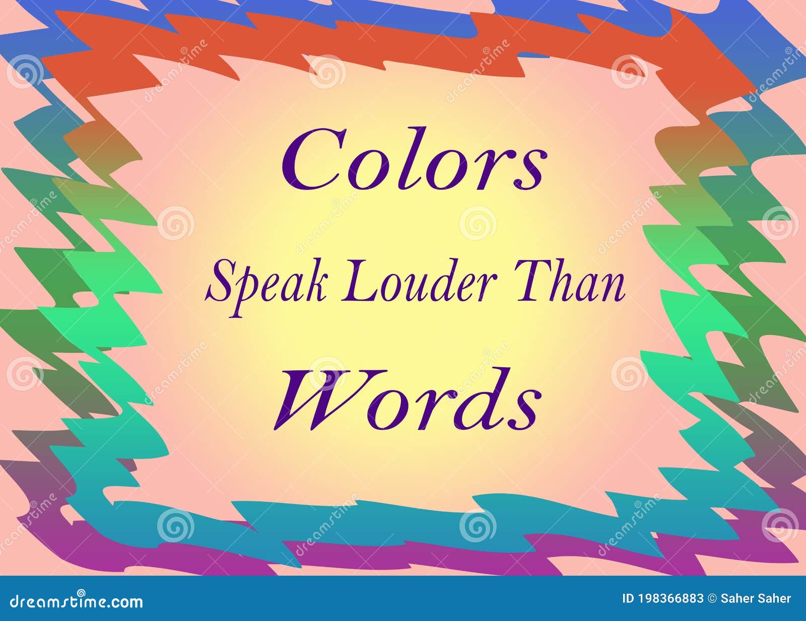 Color Quote In Quotes. Quotation Frames, Mention Remarks And Colorful ...