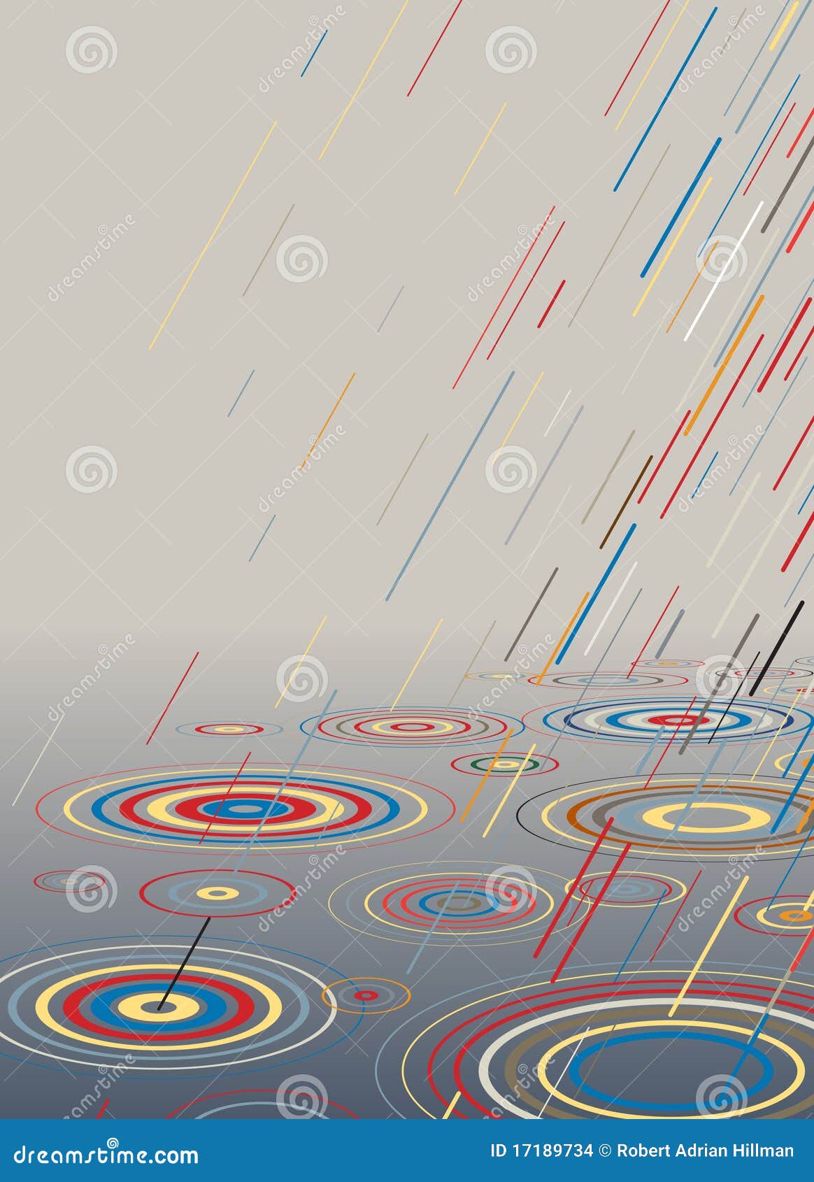 Color rain stock vector. Illustration of rainfall, pattern - 17189734