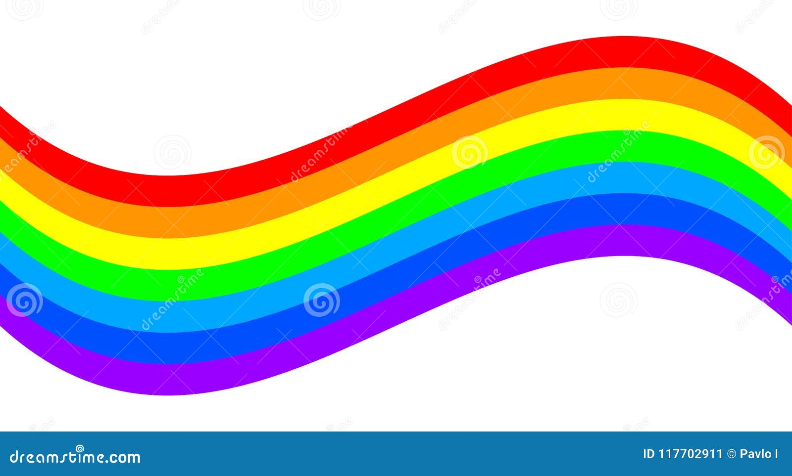 Color Rainbow Flag - for Stock Stock Illustration - Illustration of ...