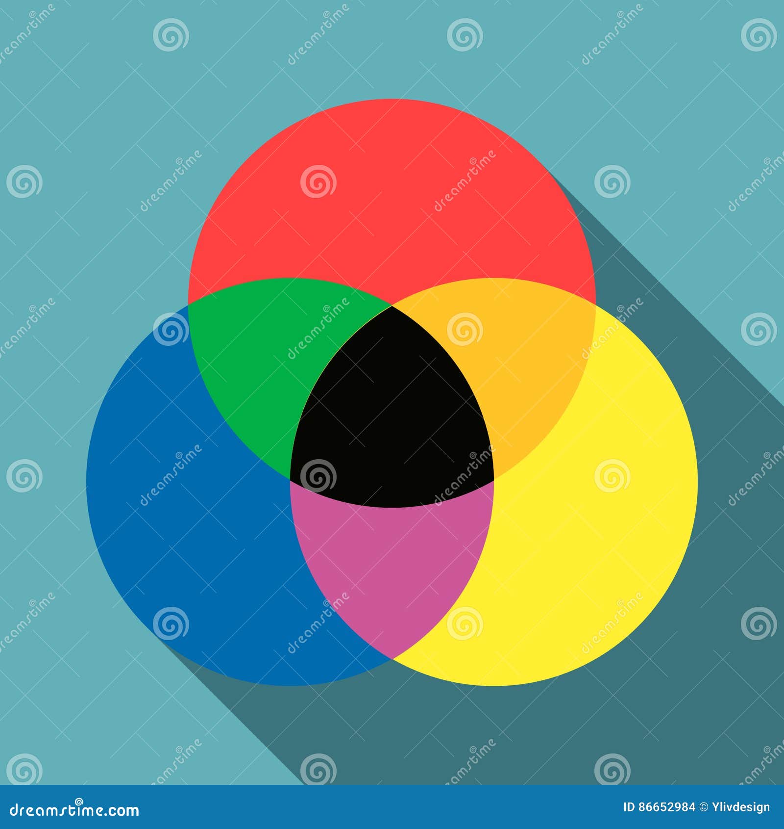 Color Range Spectrum Circle Round Palette Icon Stock Vector ...