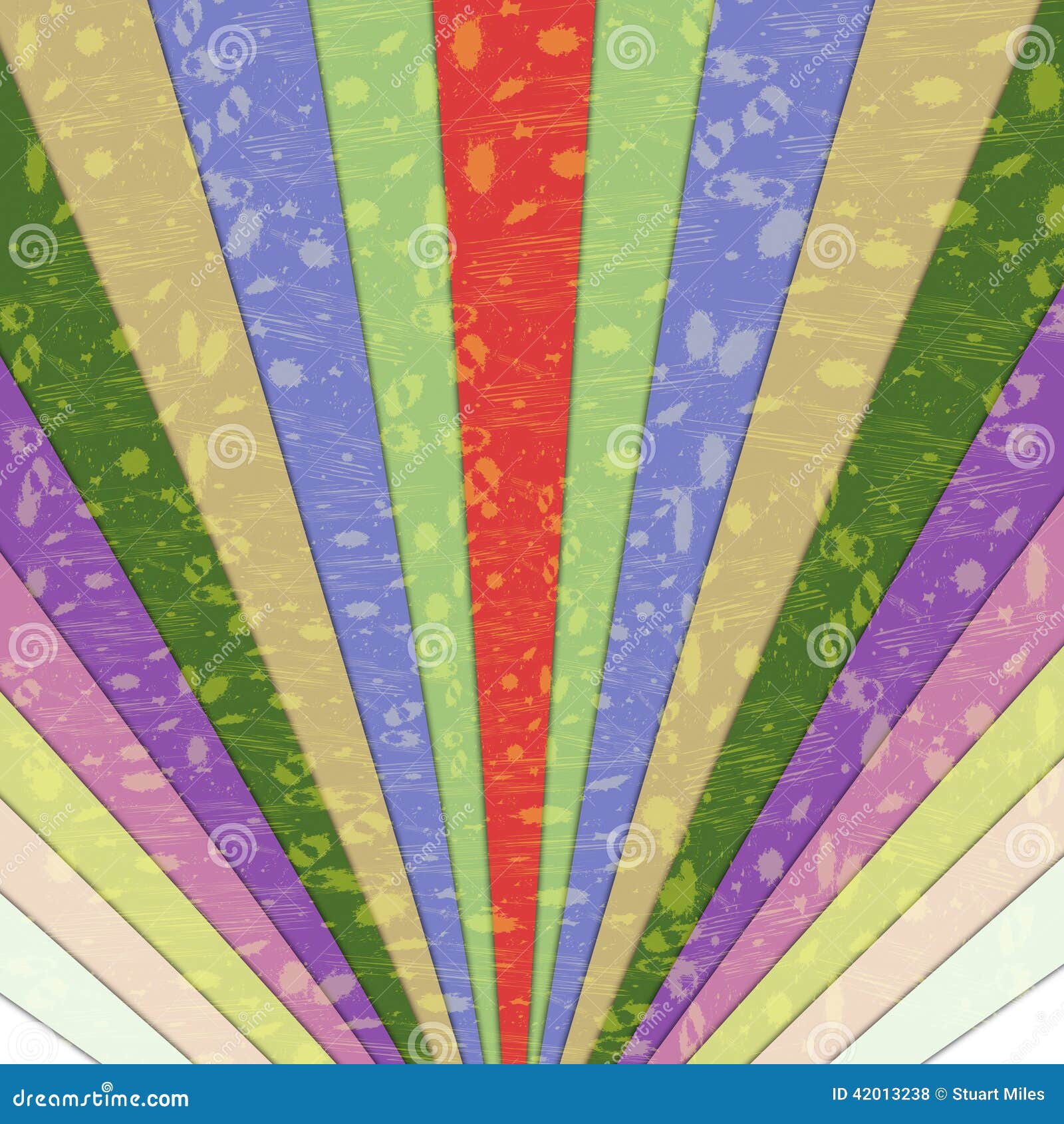 Color Rays Means Template Backdrop and Radiance Stock Illustration ...