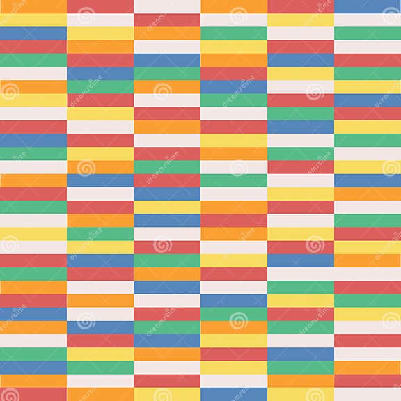 Color Rectangle Mosaic Modern Stock Illustration - Illustration of ...