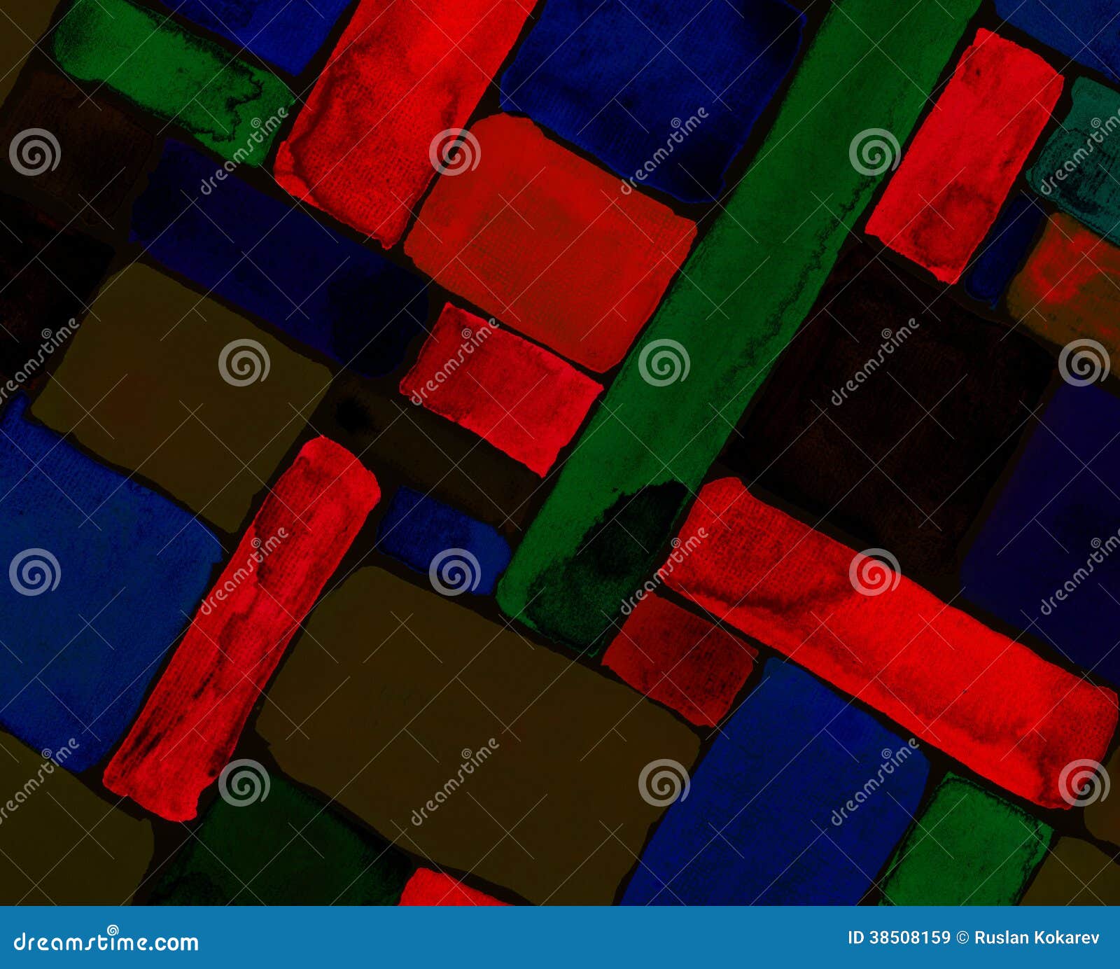 Color rectangles. stock image. Image of painting, glow - 38508159