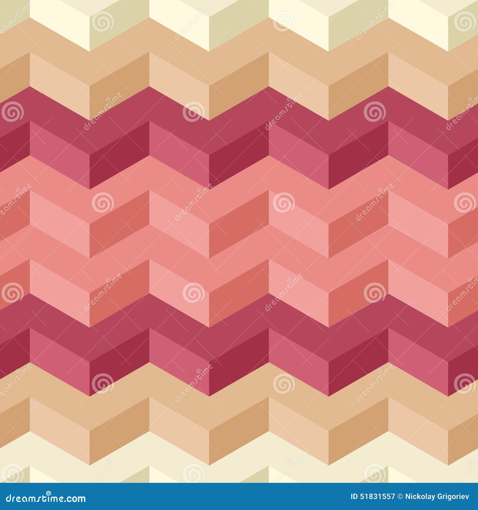 Color rectangles pattern stock illustration. Illustration of cube ...