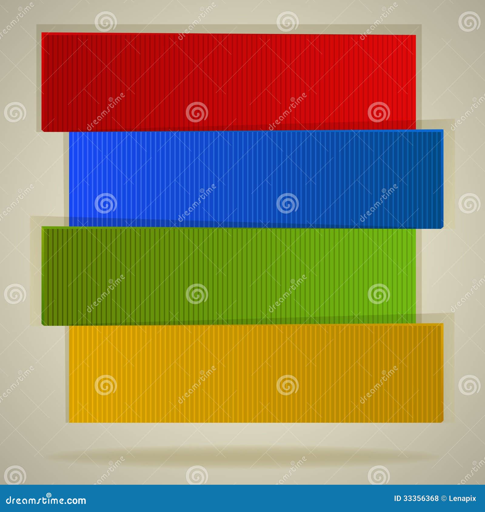 Color rectangular banners stock vector. Illustration of mark - 33356368