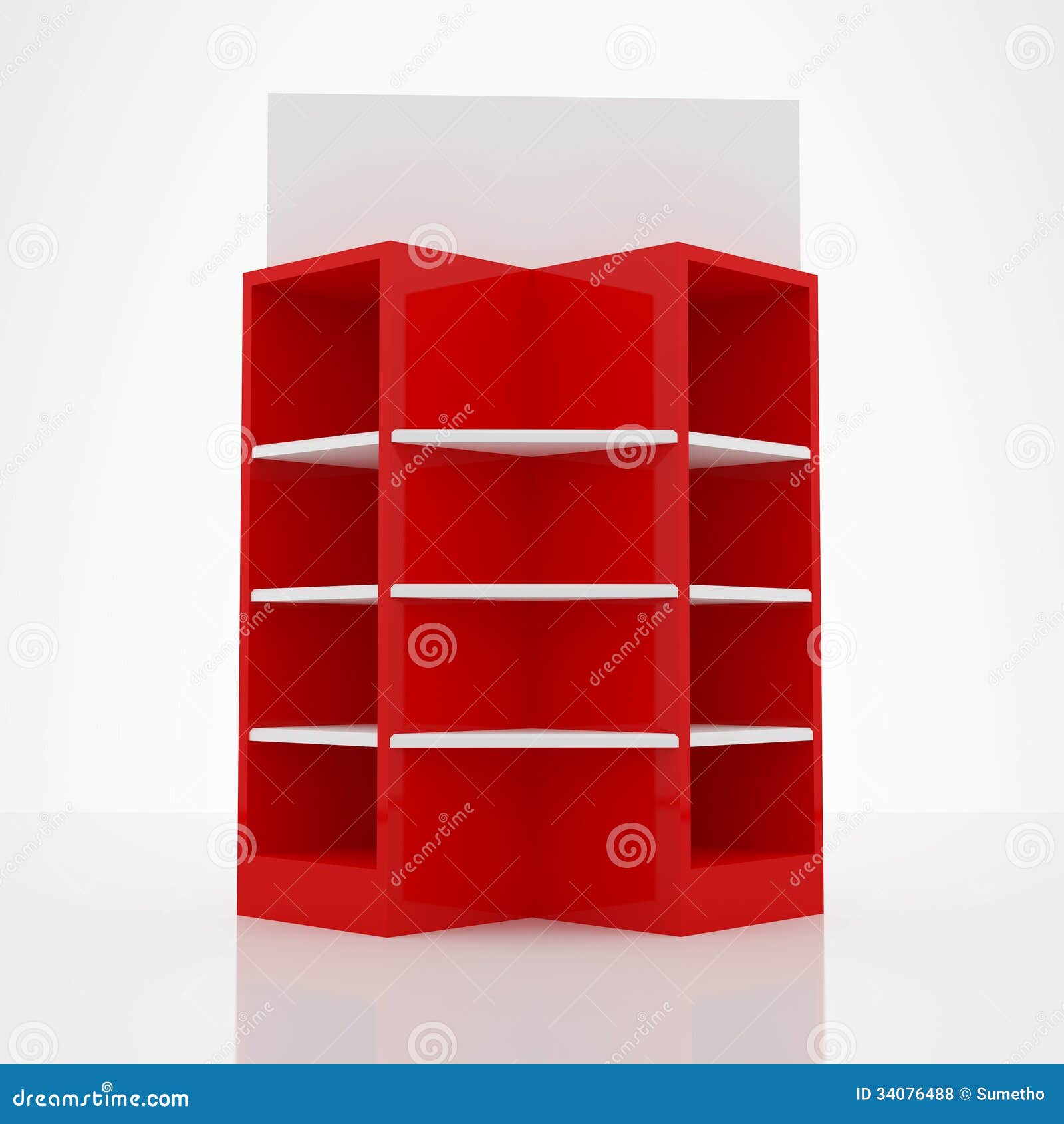 Color red shelf design stock illustration. Illustration of blank - 34076488