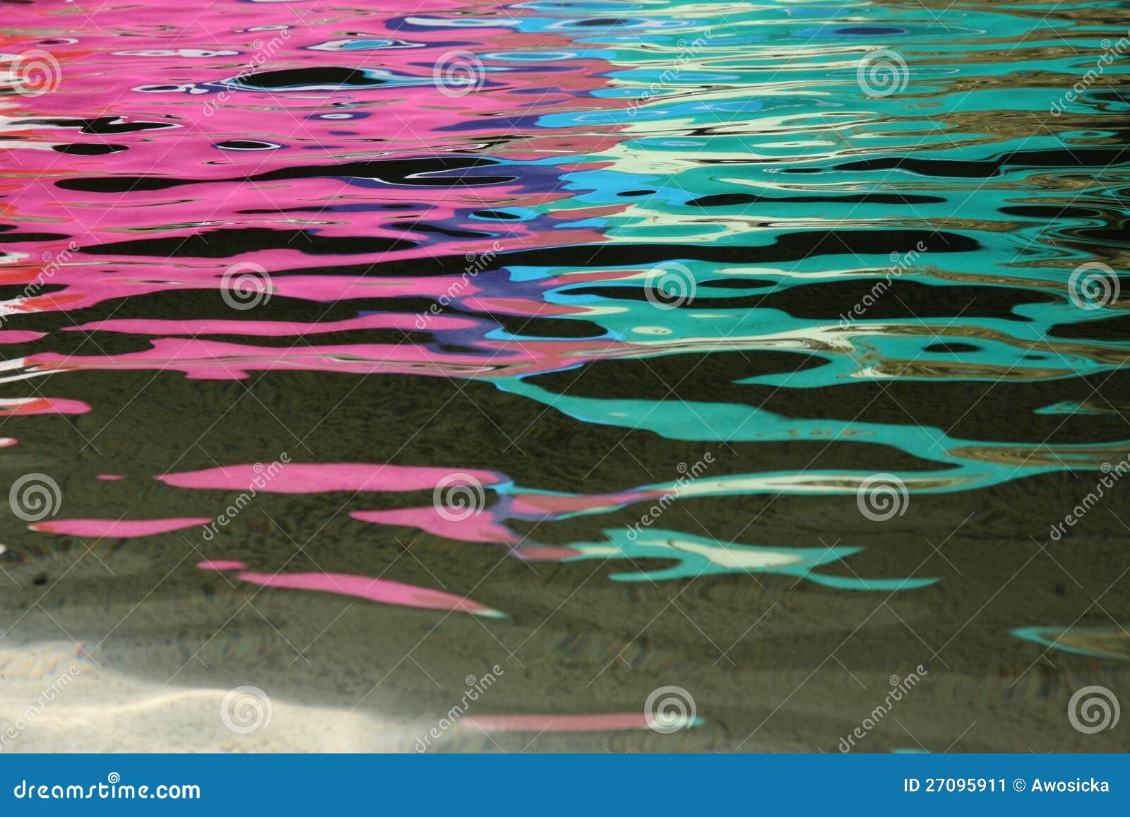 Color reflection stock image. Image of pink, green, summer - 27095911