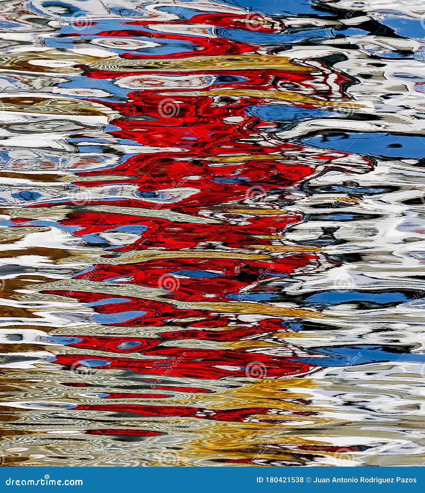 Color Reflections in the Water Stock Photo - Image of reflections ...