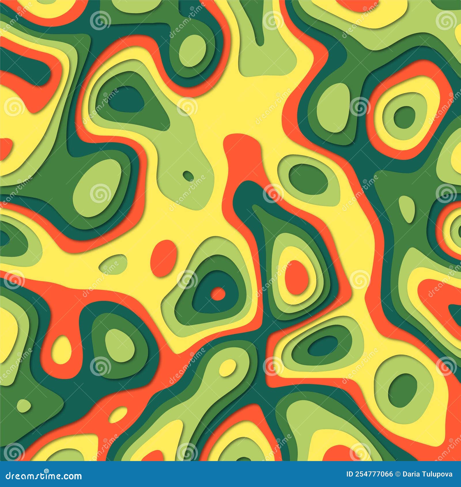 Color Relief Abstract with Shadows Stock Vector - Illustration of style ...