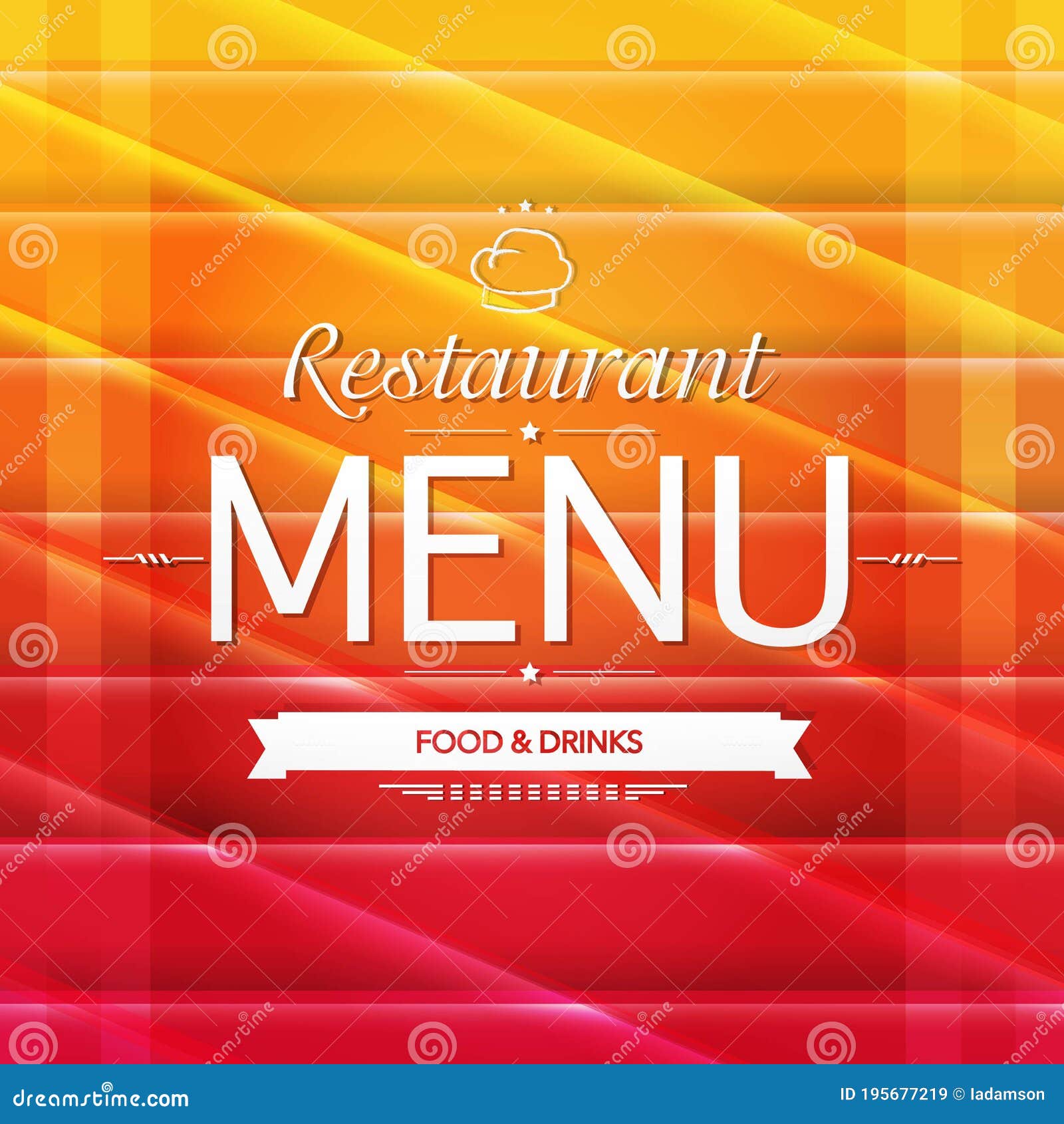 Color Restaurant Menu Design Stock Vector - Illustration of restaurant ...