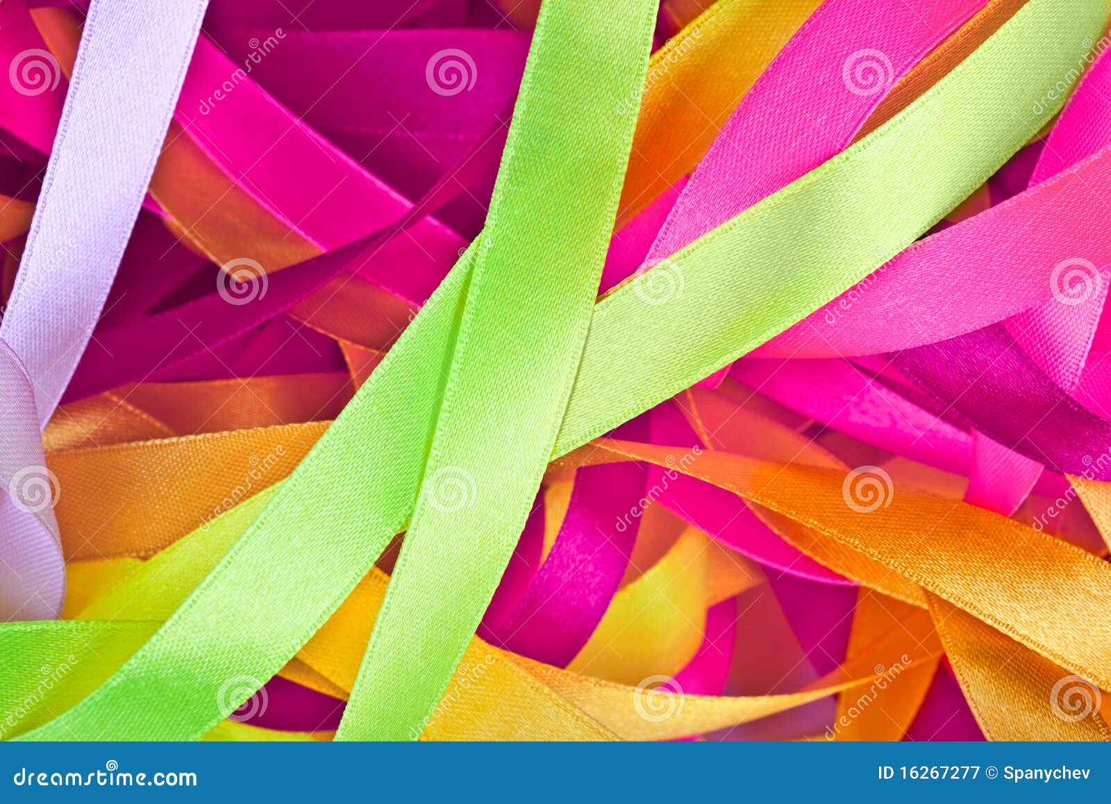 Color ribbons background stock image. Image of green - 16267277