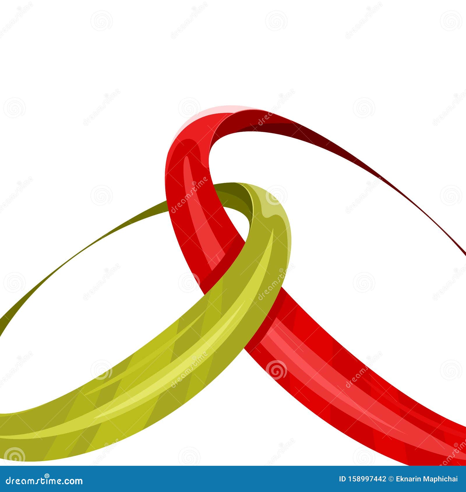 Color Ring Concept Vector on a White Stock Vector - Illustration of ...