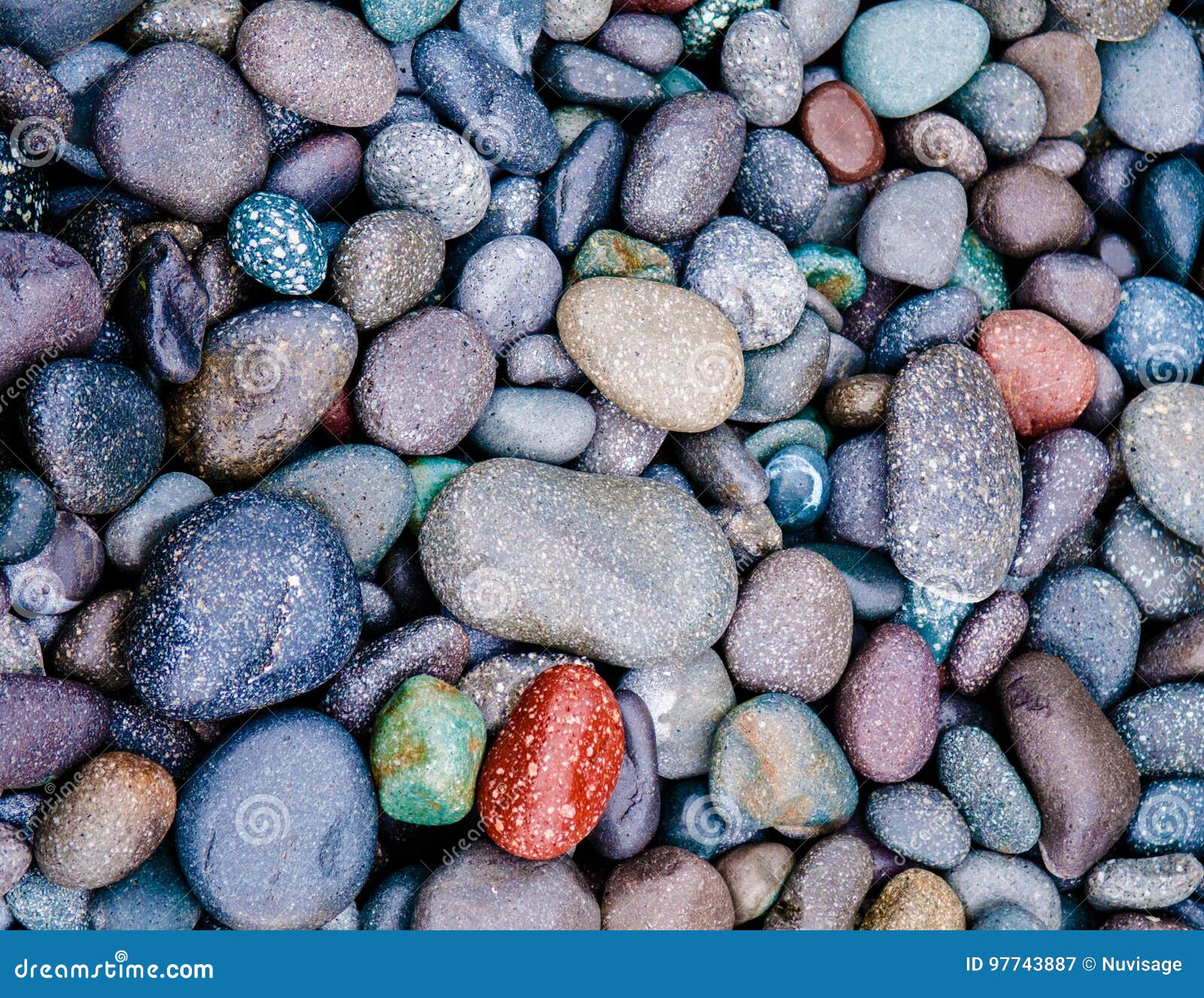Color River Stones Background Stock Image - Image of nature, river ...