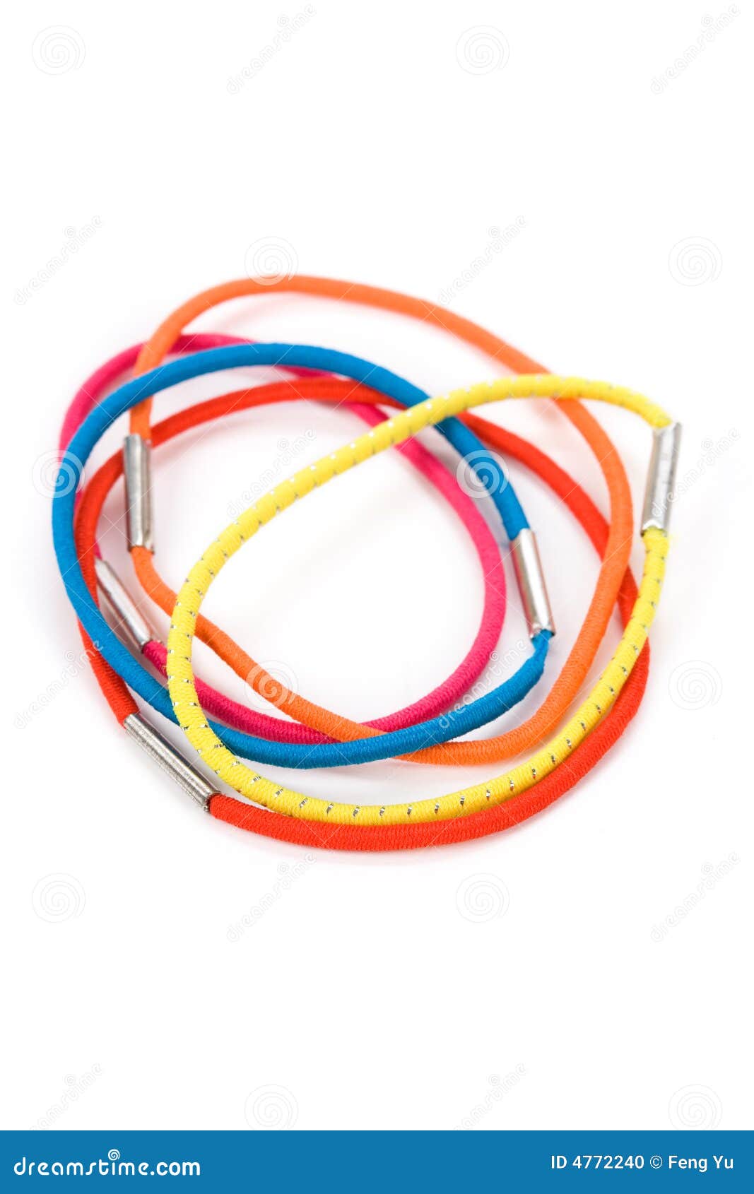 Color rubber band stock photo. Image of ponytail, color - 4772240