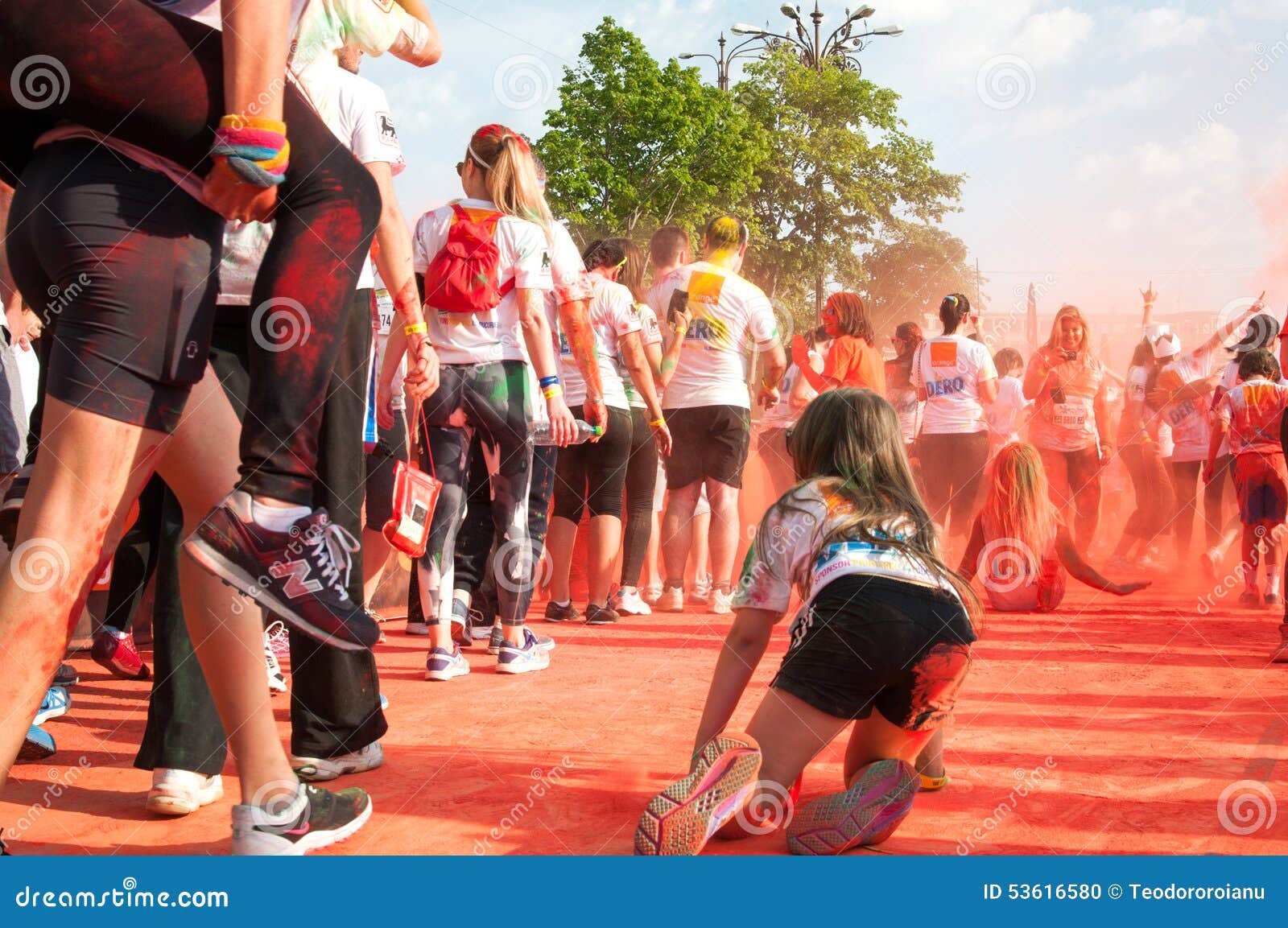 Color Run people editorial image. Image of colourful - 53616580