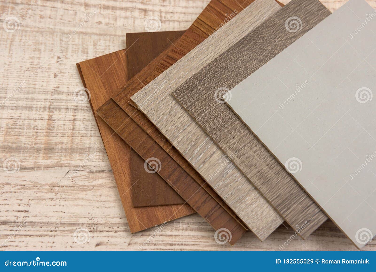 Color Sample Boards for Design on Wooden Desk Stock Image - Image of ...