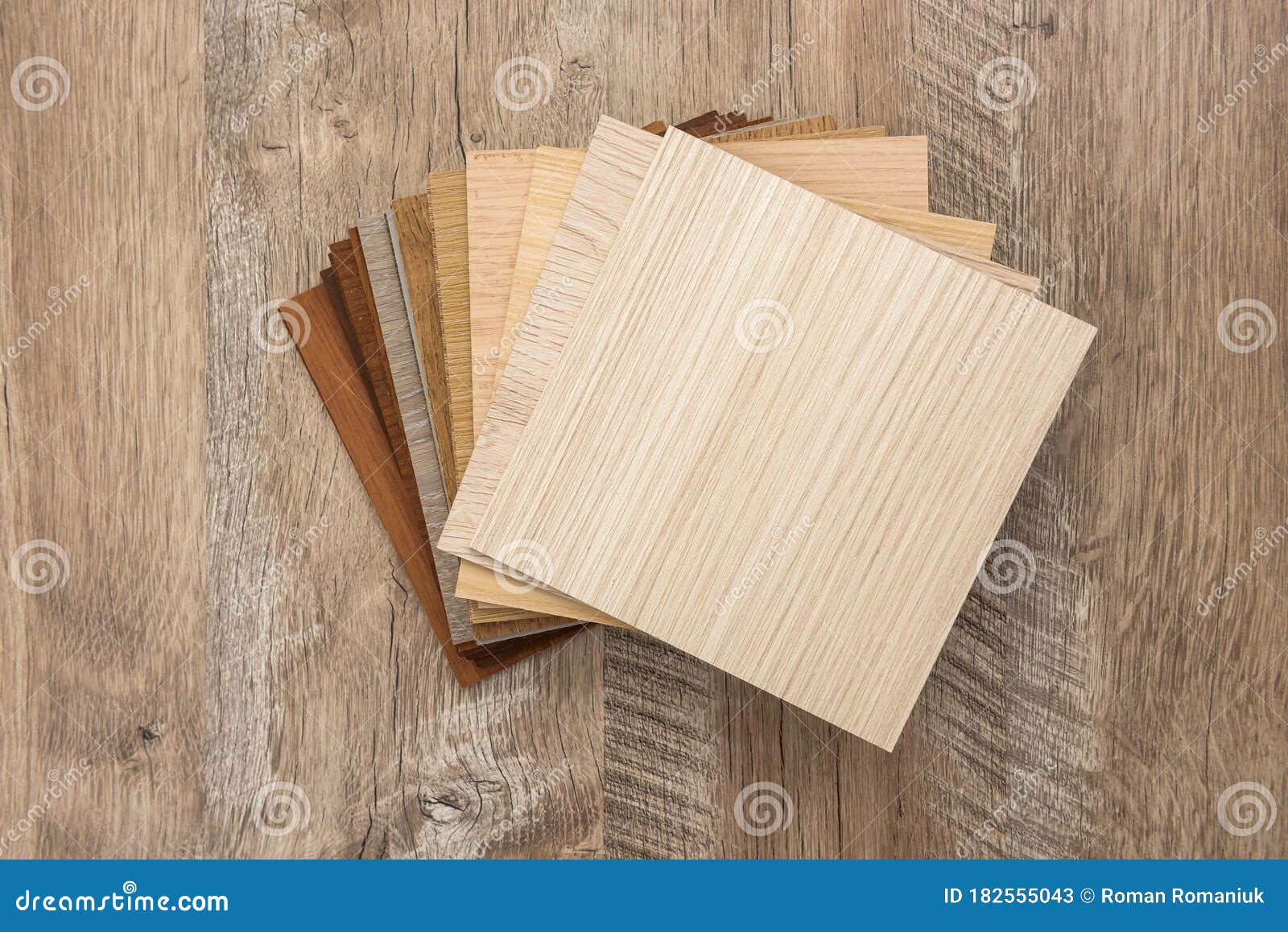 Color Sample Boards for Design on Wooden Desk Stock Image - Image of ...