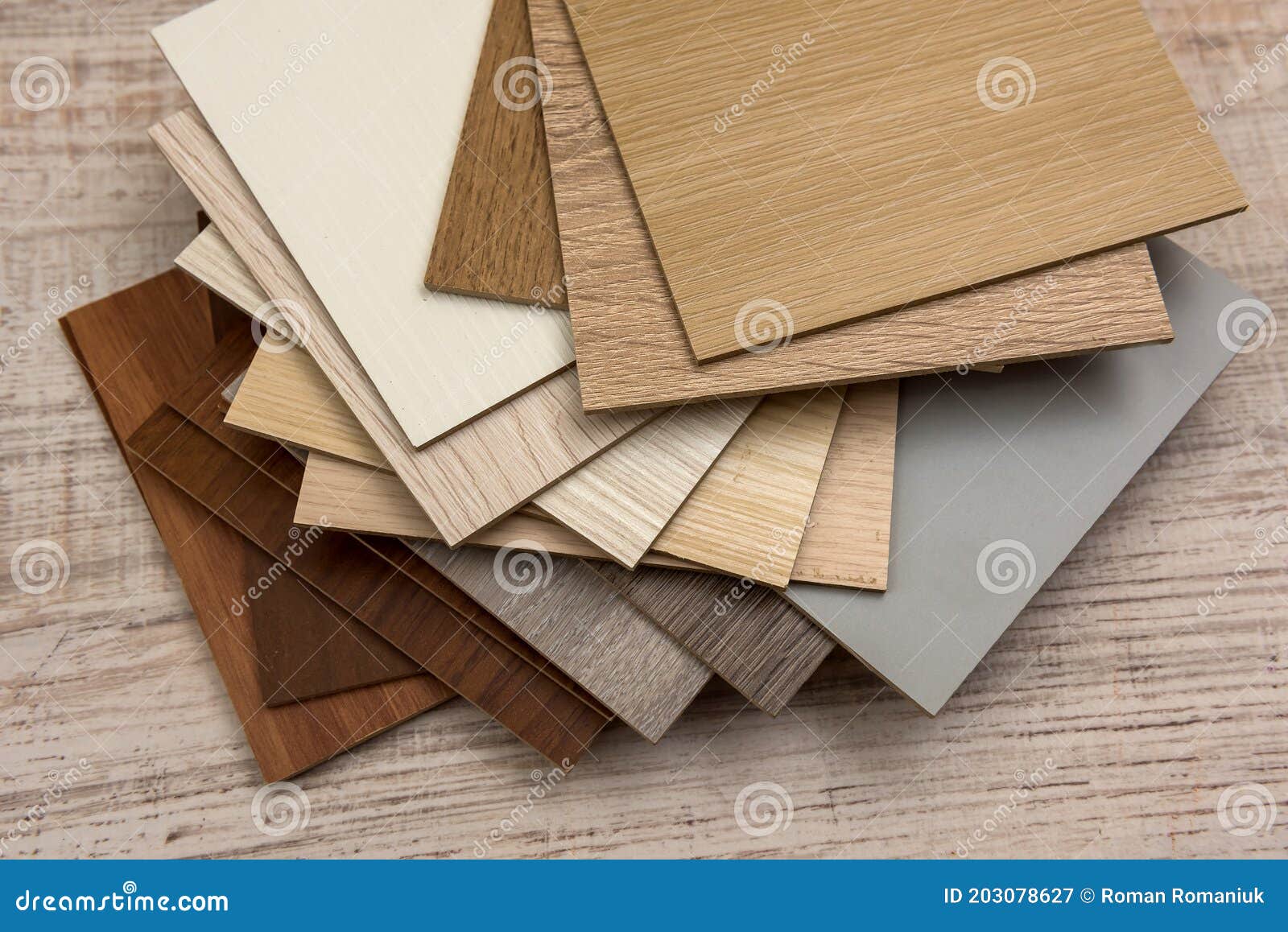 Color Sample Boards for Design on Wooden Desk Stock Image - Image of ...