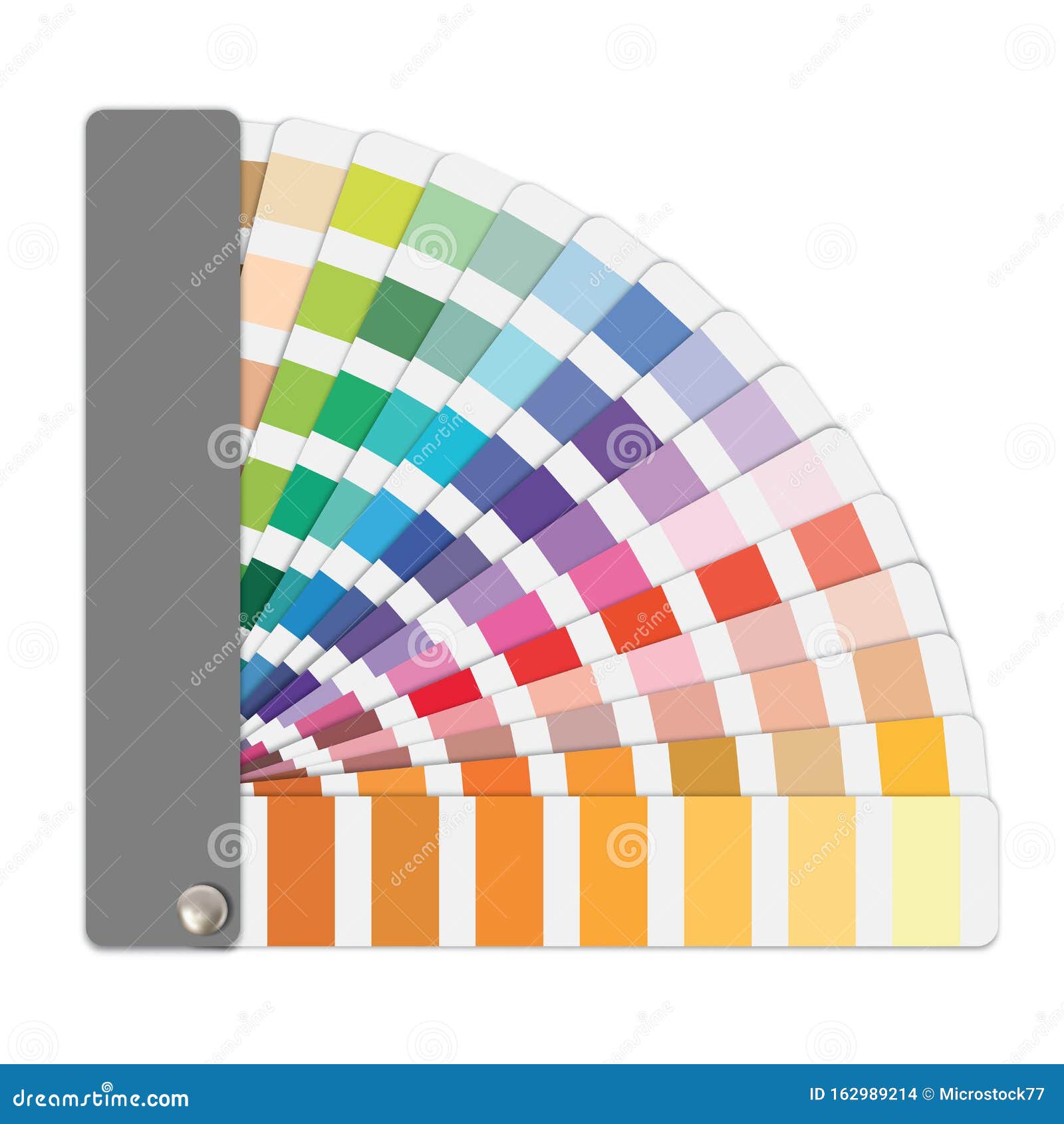 Color sample guide vector stock vector. Illustration of coloring ...