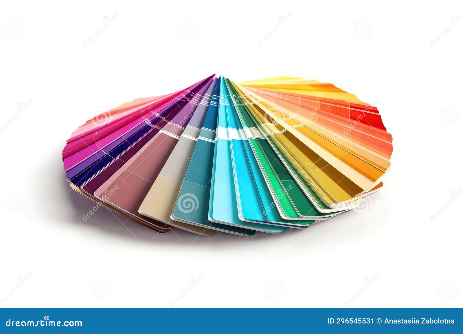 Color Sample Palette Catalog Colors on White Background. Generative AI ...