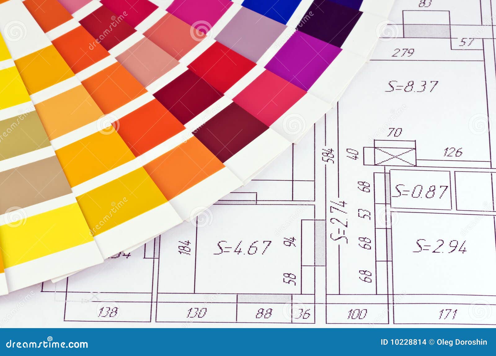 Color samples stock photo. Image of creativity, architecture - 10228814