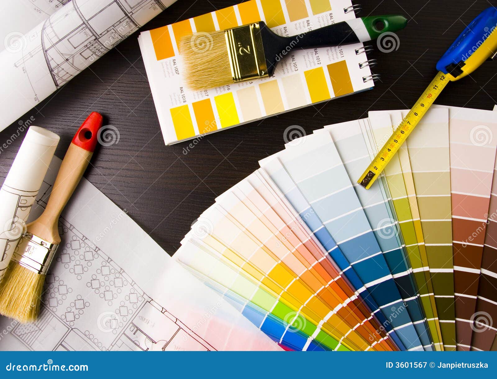 Color samples stock image. Image of architect, contractor - 3601567