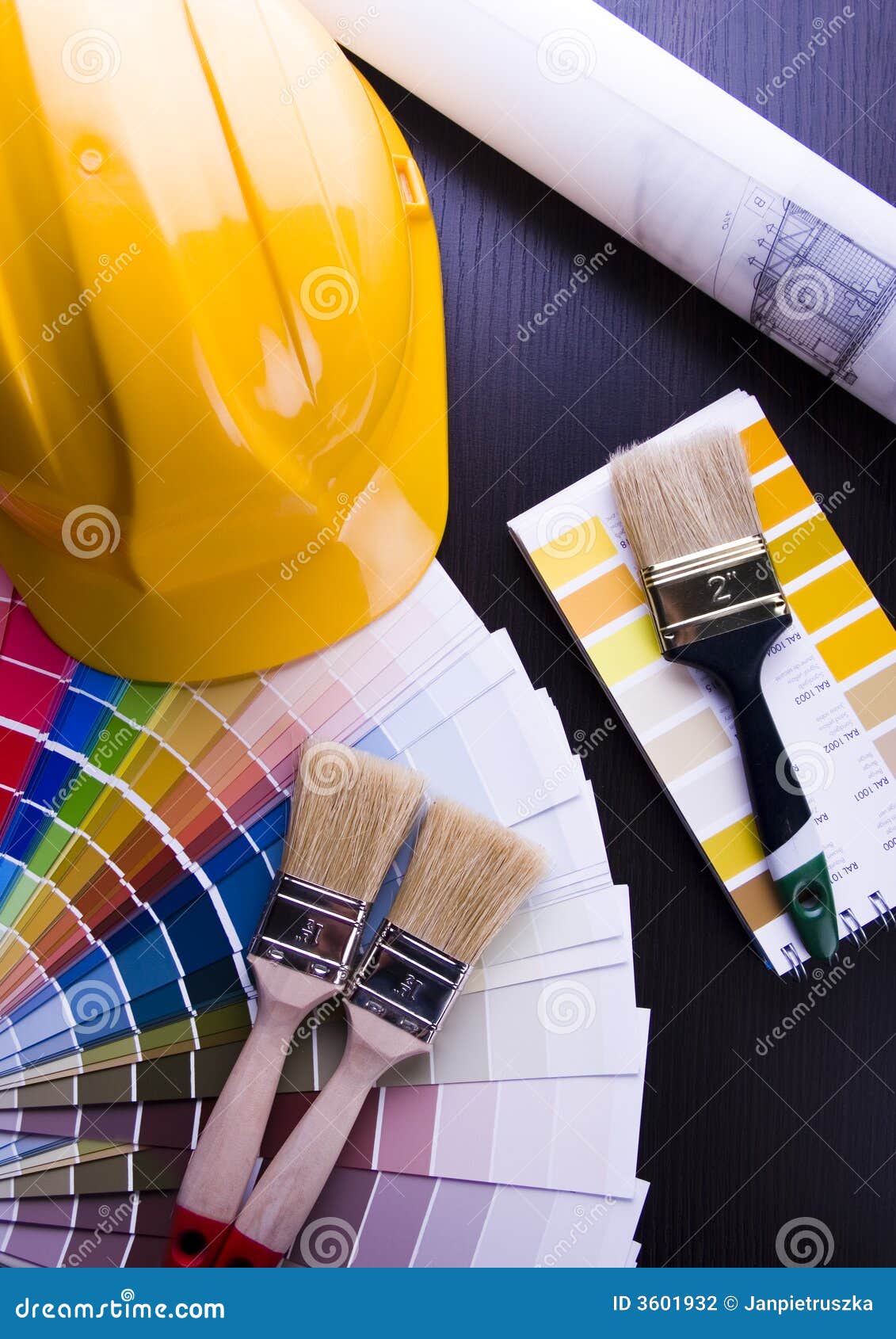 Color Samples & Architecture Stock Photo - Image of decorator ...
