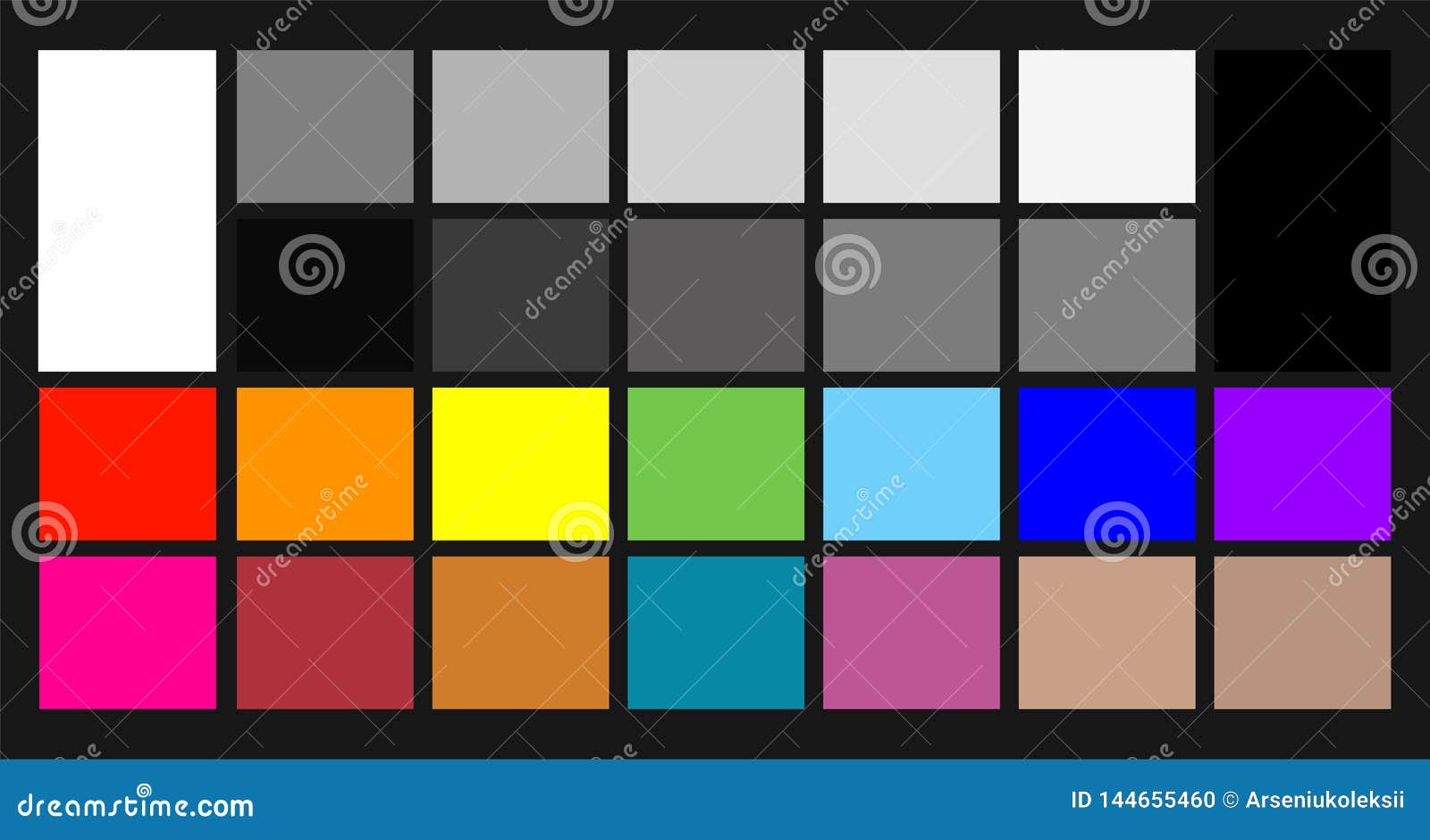 Colorchecker Clipart And Illustrations