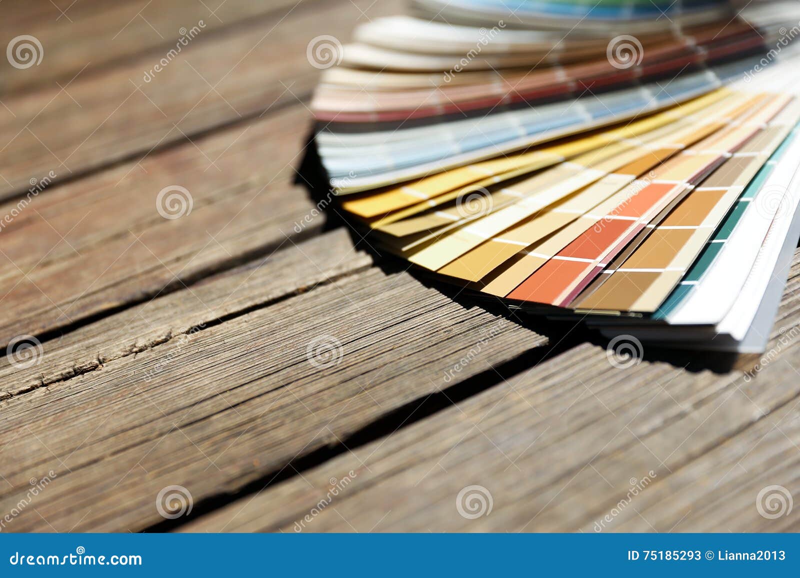 Color Samples for Design Project Stock Image - Image of architect ...