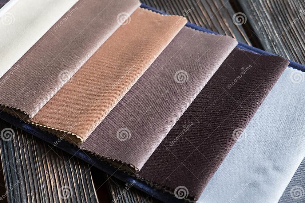 Color samples of a fabric stock image. Image of pattern - 103139809