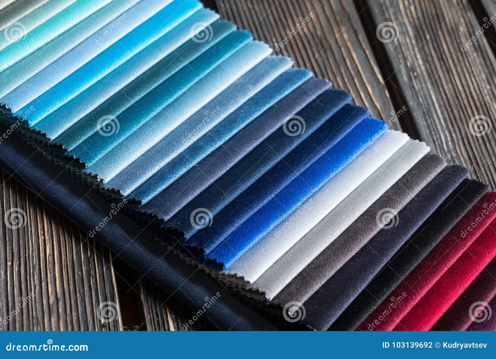 Color samples of a fabric stock photo. Image of choice - 103139692
