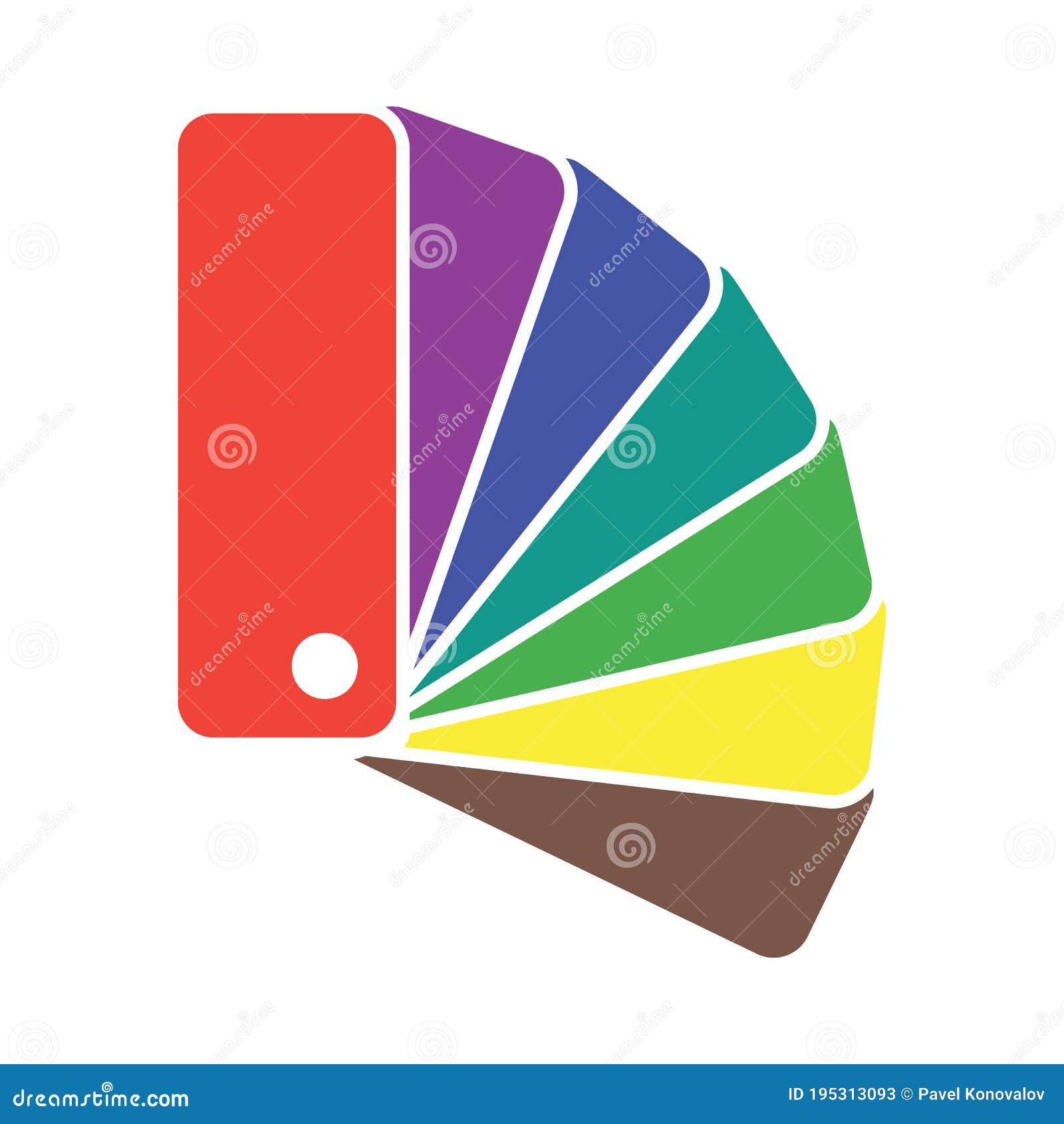 Color Samples Icon stock vector. Illustration of logo - 195313093