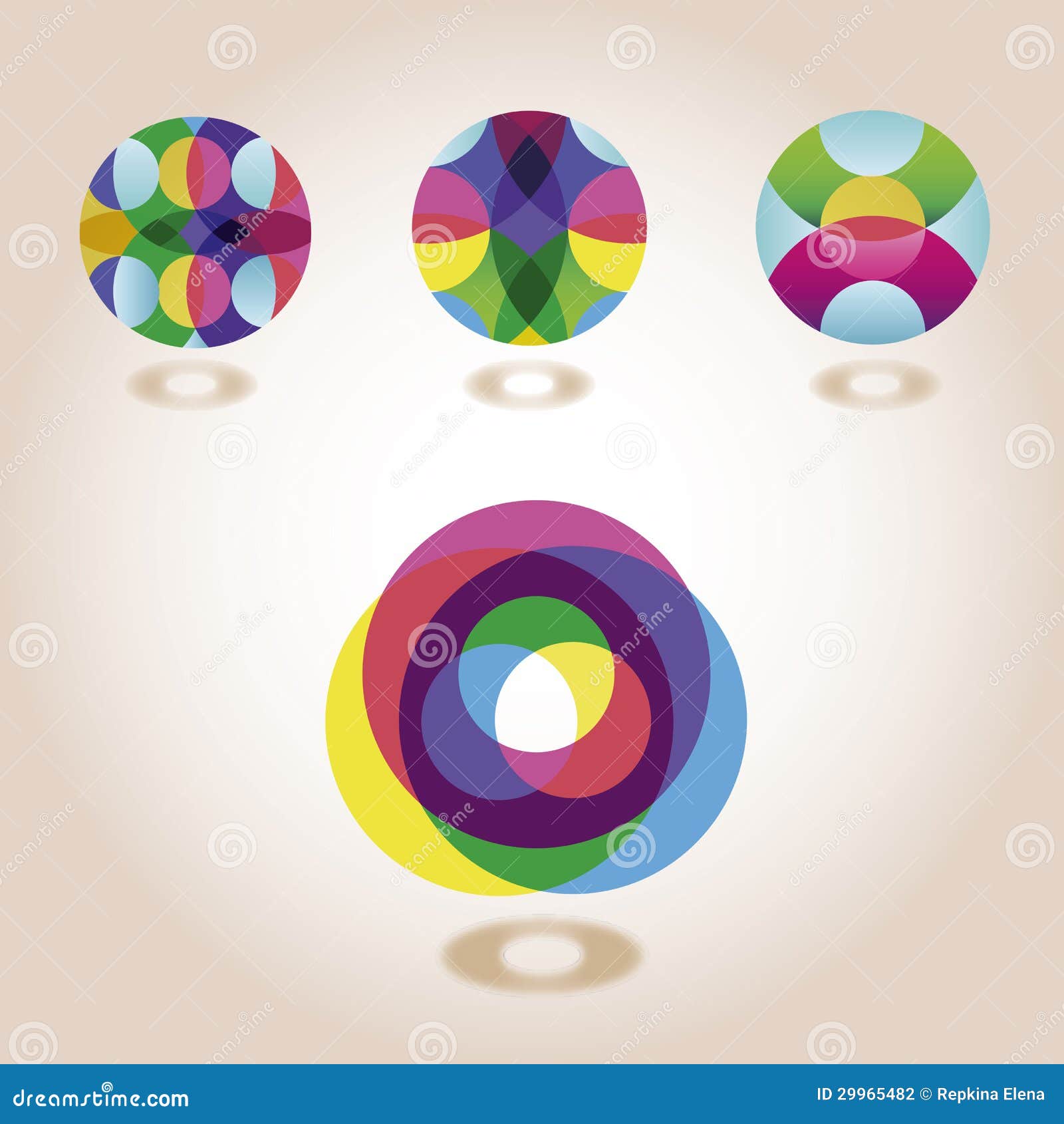 Color logo samples stock vector. Illustration of spectrum - 29965482