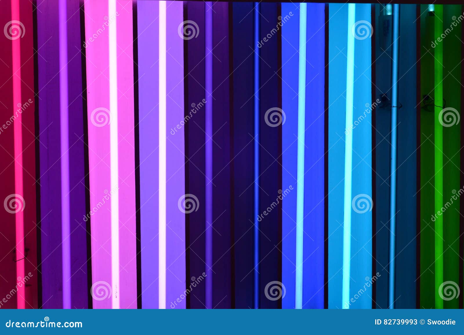 Color Samples at the Neon Shop Stock Image - Image of sign, lamp: 82739993