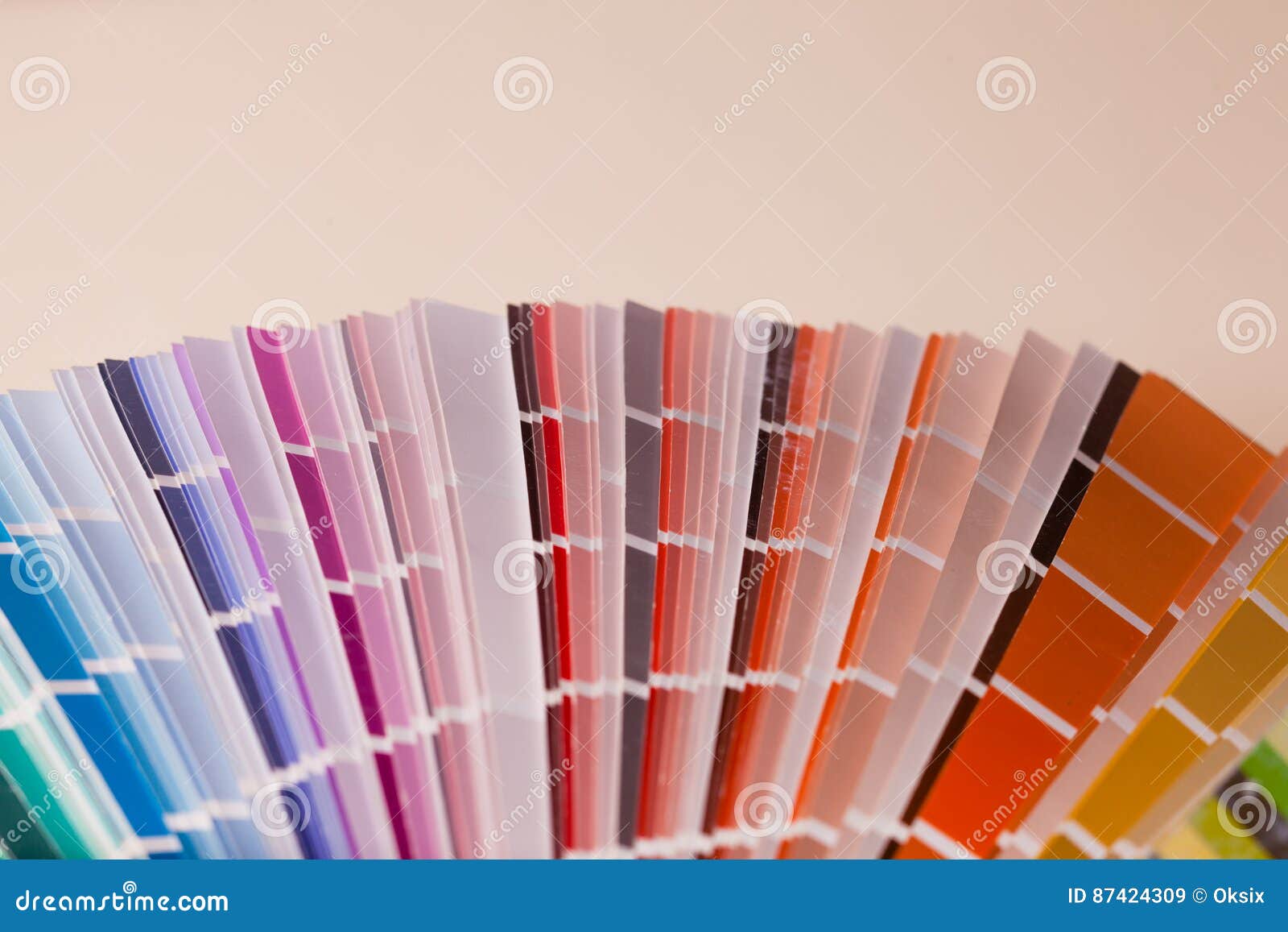 Color samples palette stock image. Image of creativity - 87424309