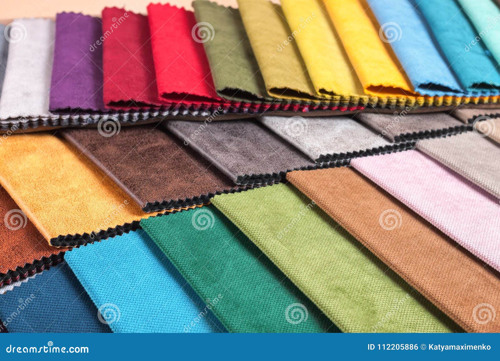 Colored tissue samples stock photo. Image of design - 112205886