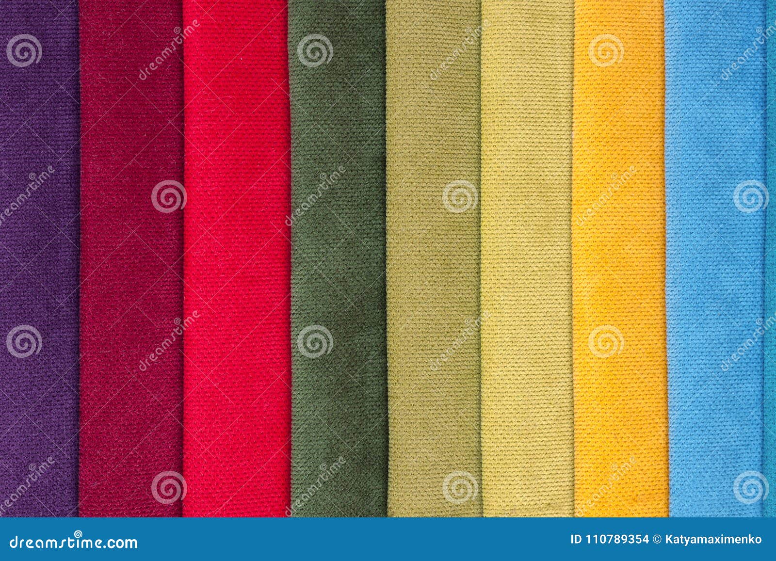 Color Samples of a Upholstery Fabric Stock Photo - Image of cloth ...