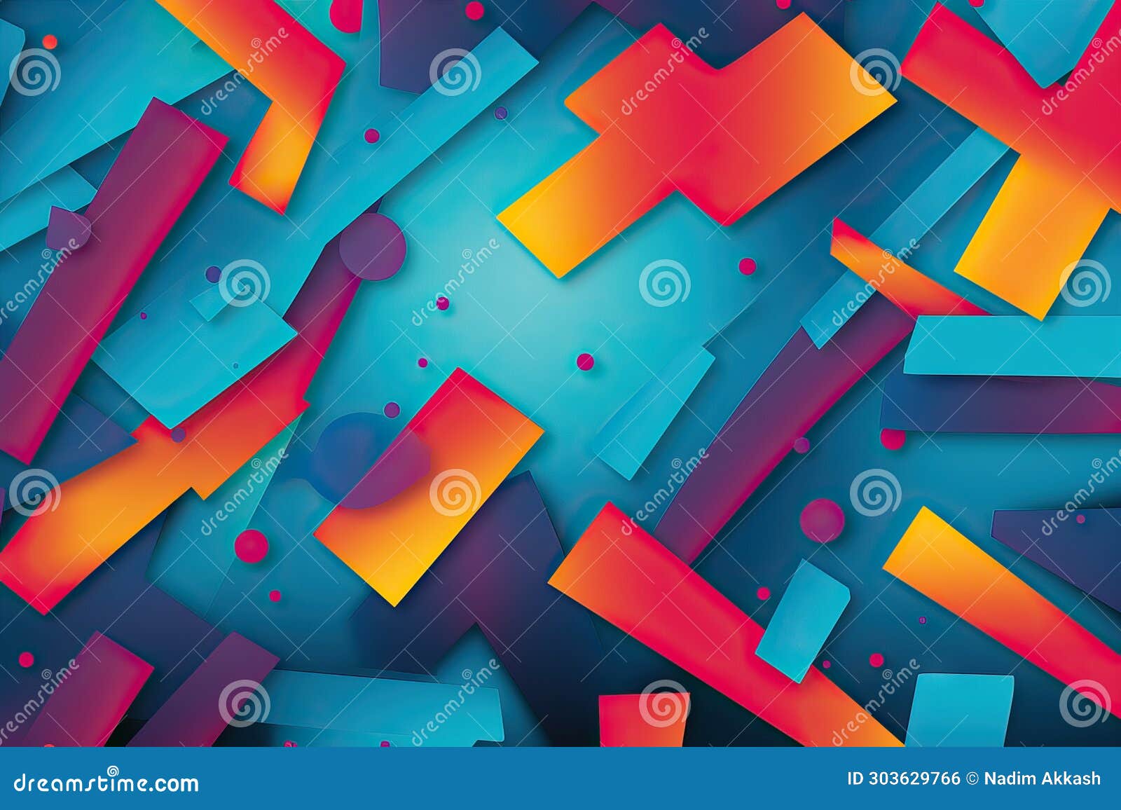 Color Seamless Pattern Background 90s Gradient Style Stock Illustration ...