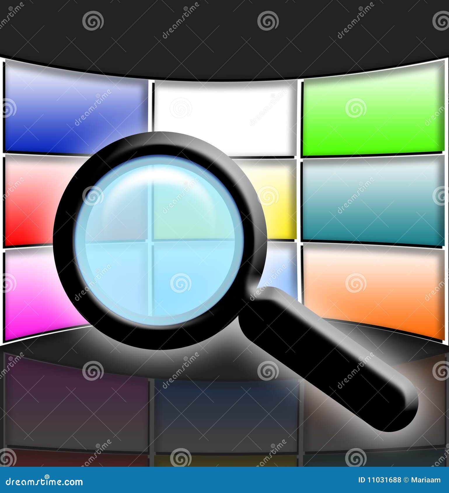Color search stock illustration. Illustration of palette - 11031688