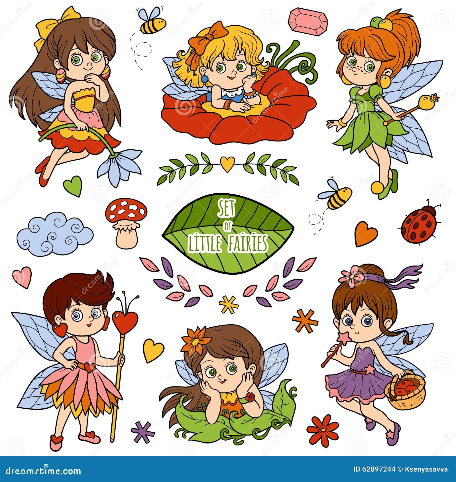 Fairies Cartoon Character Vector. | CartoonDealer.com #83308509