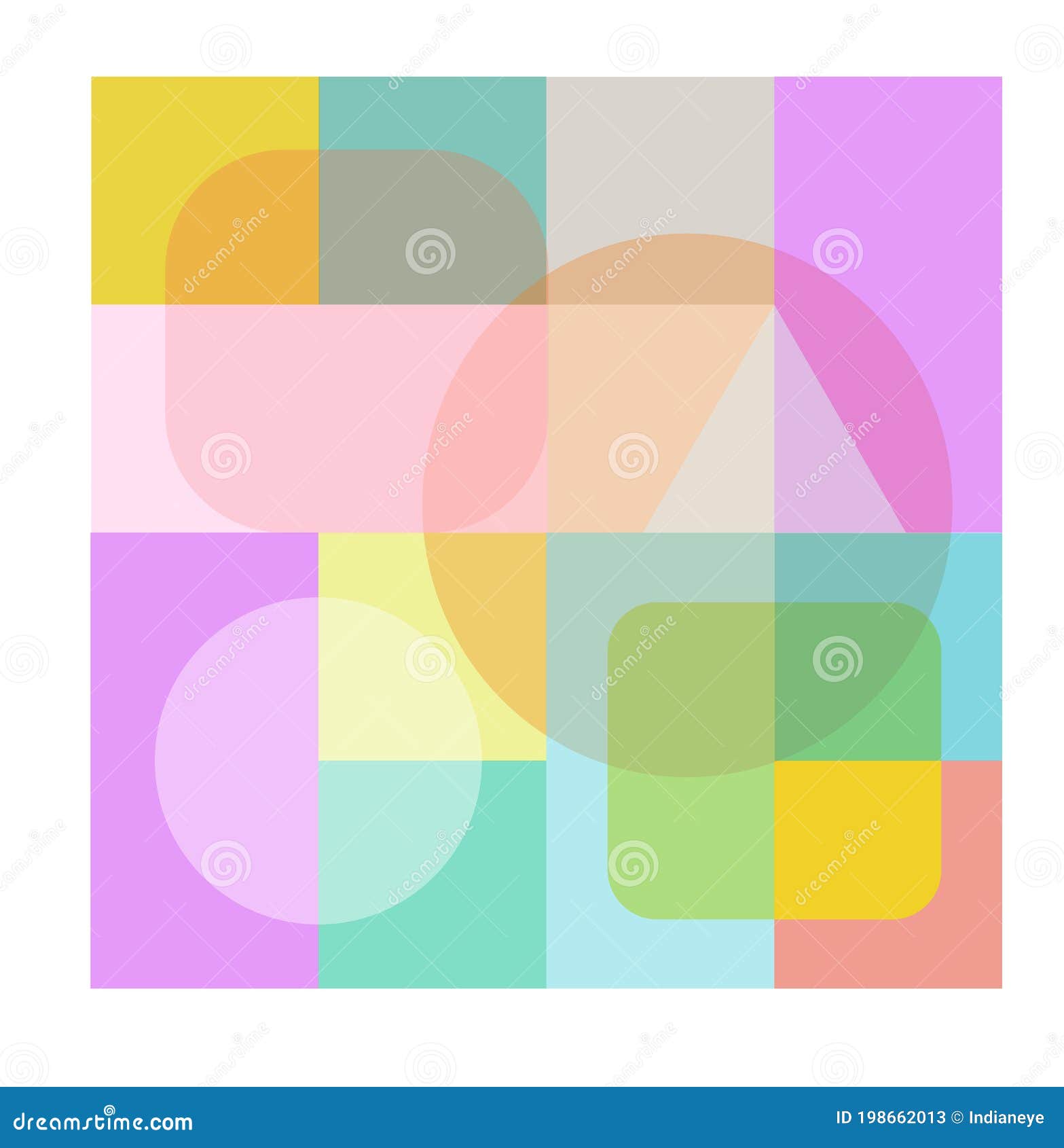 Color Shapes Graphical Pattern Stock Vector - Illustration of abstract ...